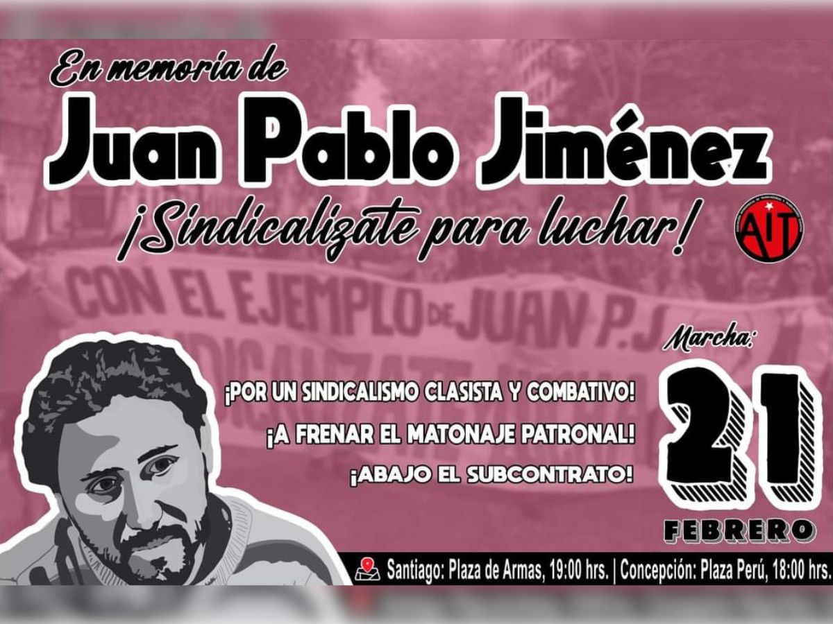 Opinión: En memoria de Juan Pablo Jiménez - sindical.cl
